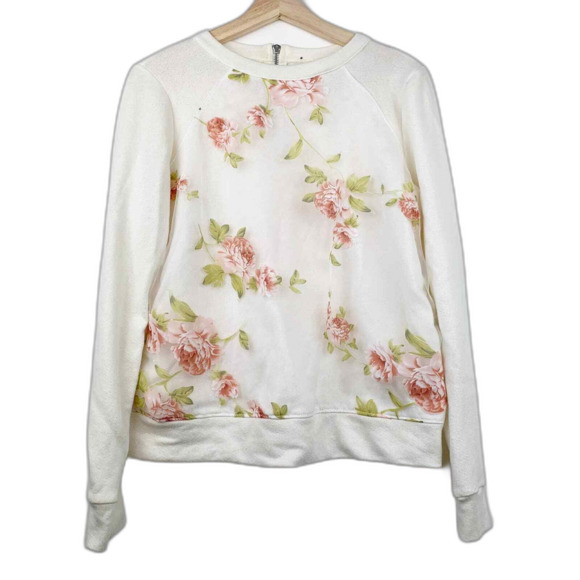 Molly | Tops | Molly Shear Floral Print Sweatshirt M | Poshmark